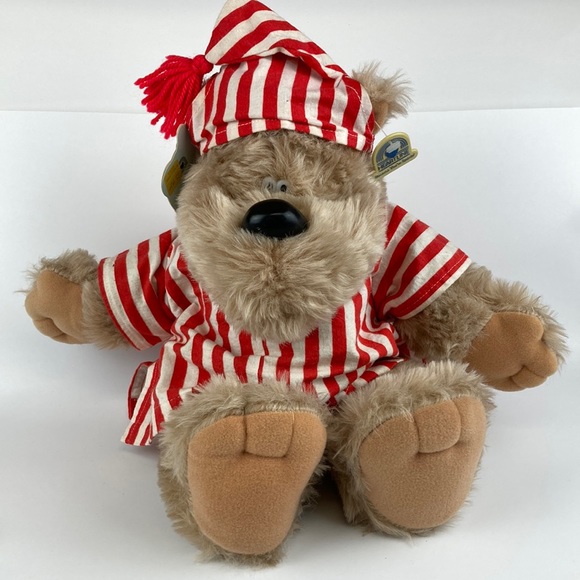 Heartline | Toys | Vtg 983 Heartline Snuggables Papa Bear In Pajamas ...